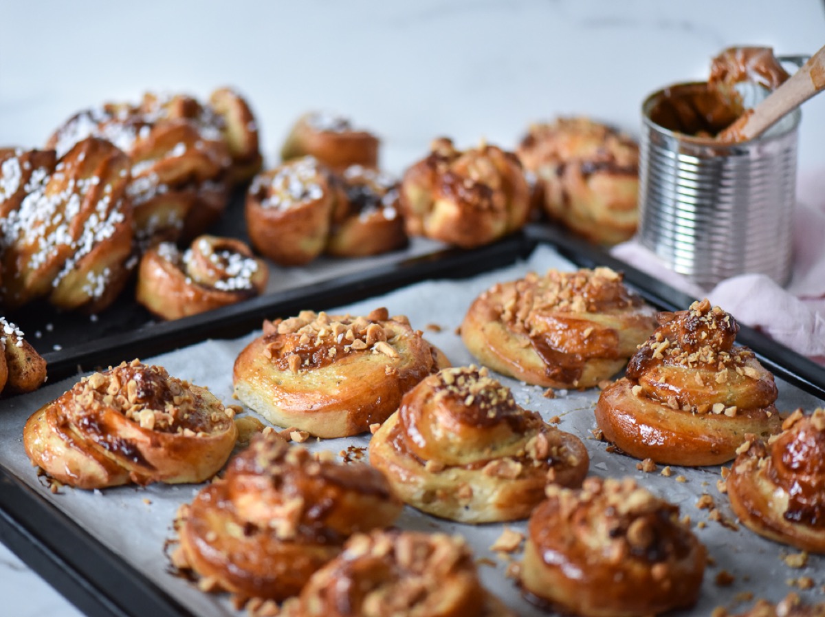 Vaniljbullar med vaniljkräm - Salt som Socker