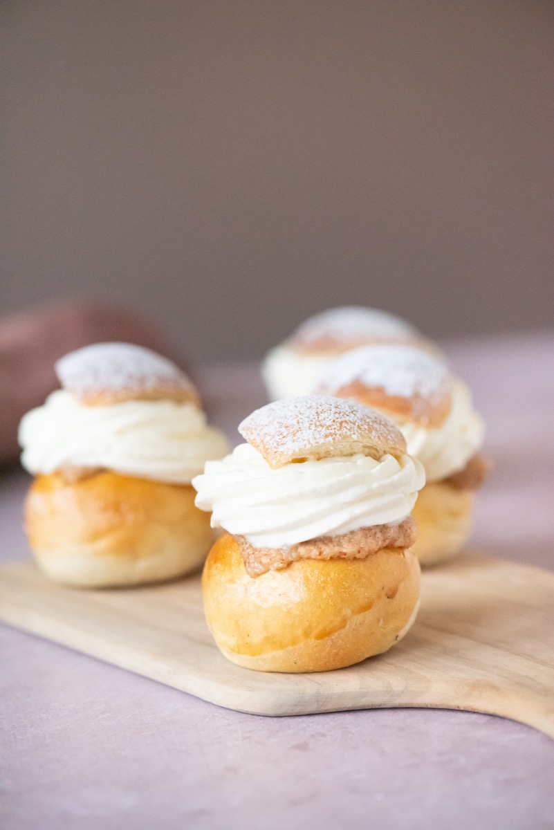 Vaniljbullar med vaniljkräm - Salt som Socker